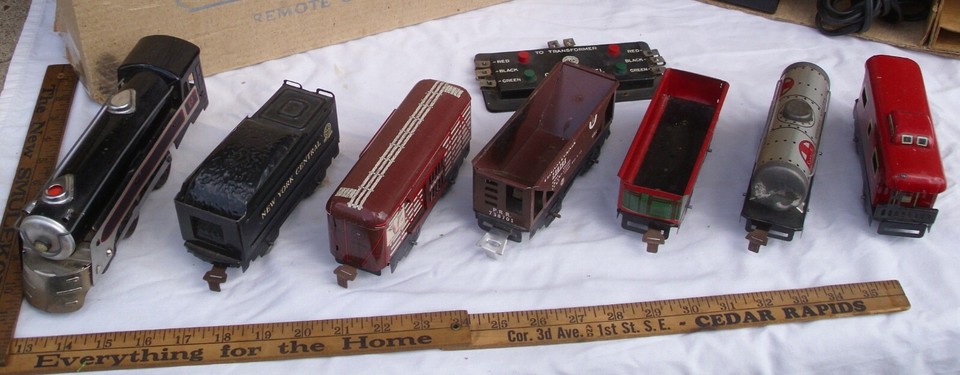 MARX STEAM LINE ELECTRIC TRAIN 7 PIECE SET BOXED 3987 | eBay