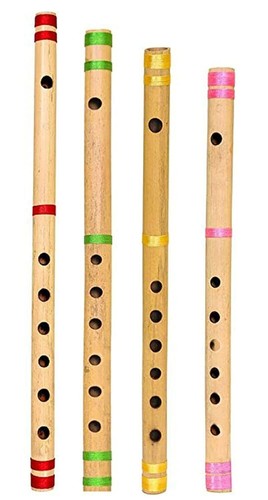 Handmade Musical Instrument Bansuri Wooden Bamboo Flute Scale A B C G ...