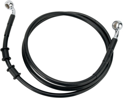 Drag Front Brake Line Black Dyna Street Bob FXDB 08-17 Harley-Davidson ...
