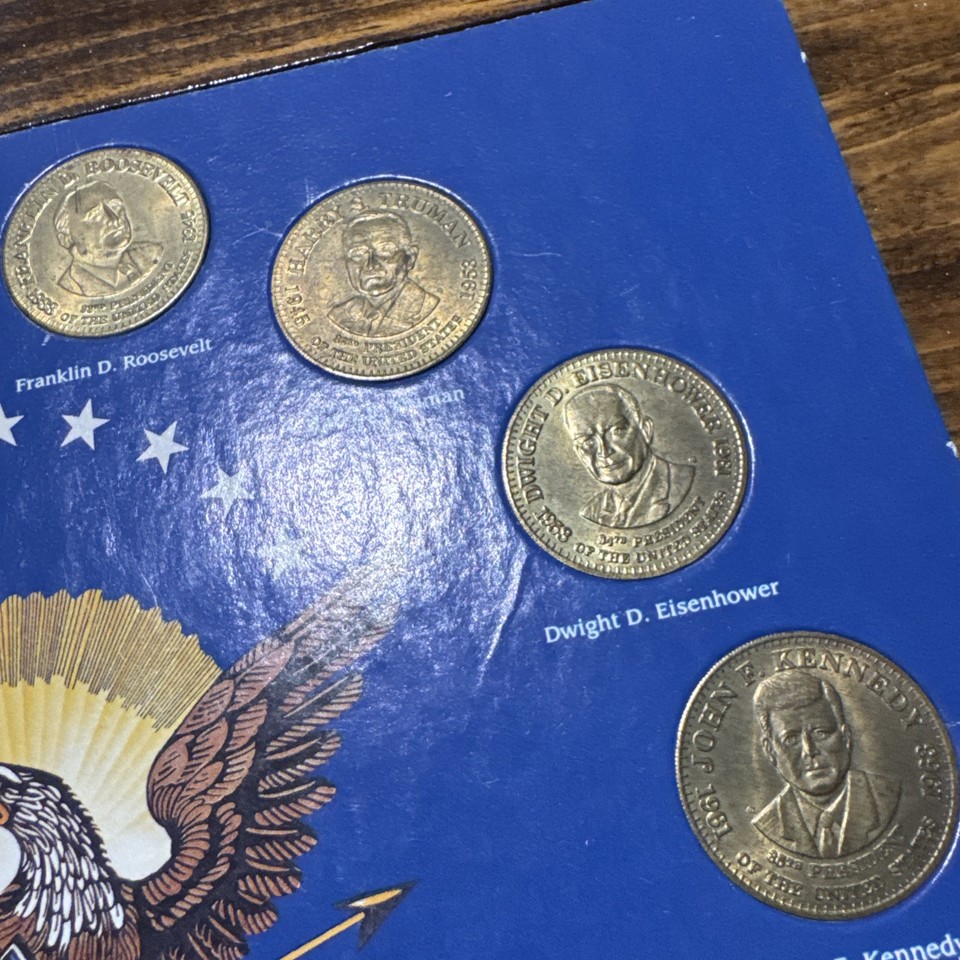 Shell Presidential Collector Coins Set, 8 coins, 1992 | eBay