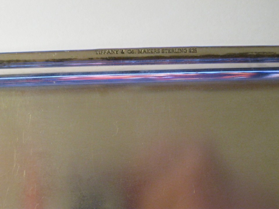 TIFFANY & CO. STERLING SILVER SOLID WEDDING INVITATION! 235 GRAMS! OVER ...