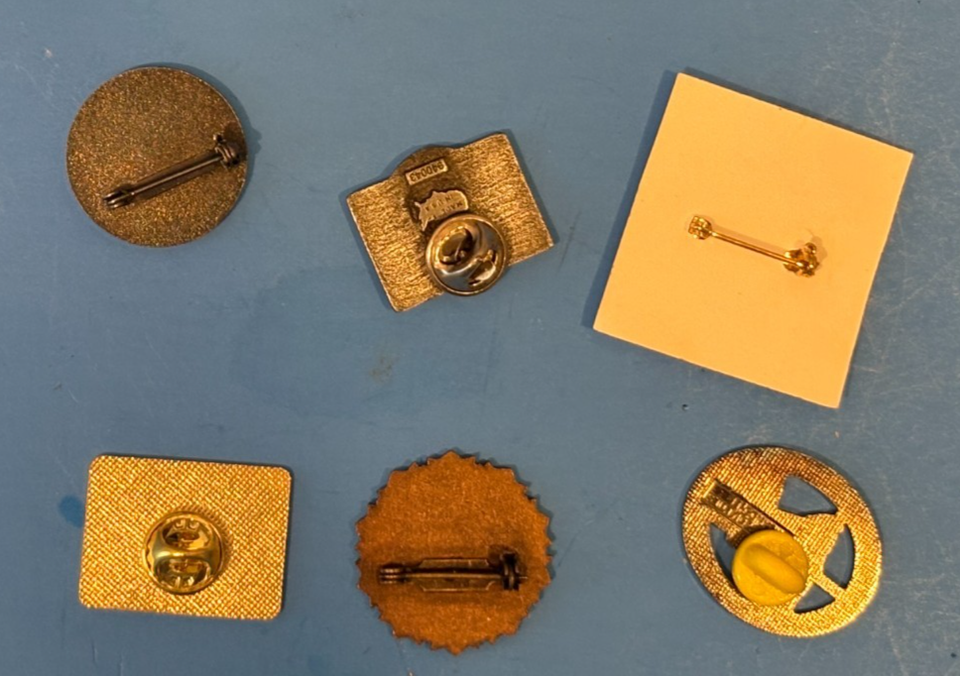 6 ATA Shooting Pins Trap And Skeet Hat and Vest All different | eBay