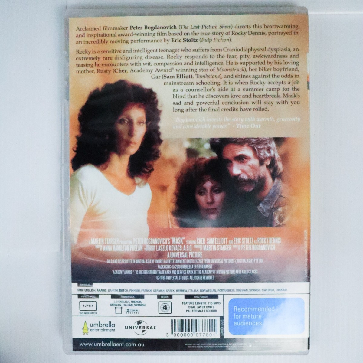 Sam Elliott Cher Masker