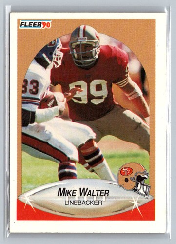 1990 Fleer Mike Walter #16 San Francisco 49ers NFL *H4jv | eBay