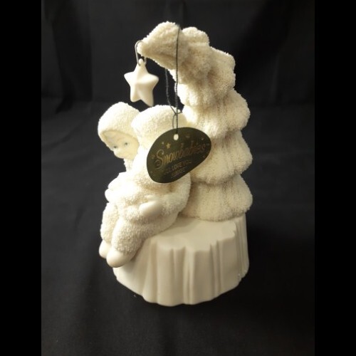 Snowbabies Dept 56 I'll Love You Always. Christmas Tree Angel Baby With ...