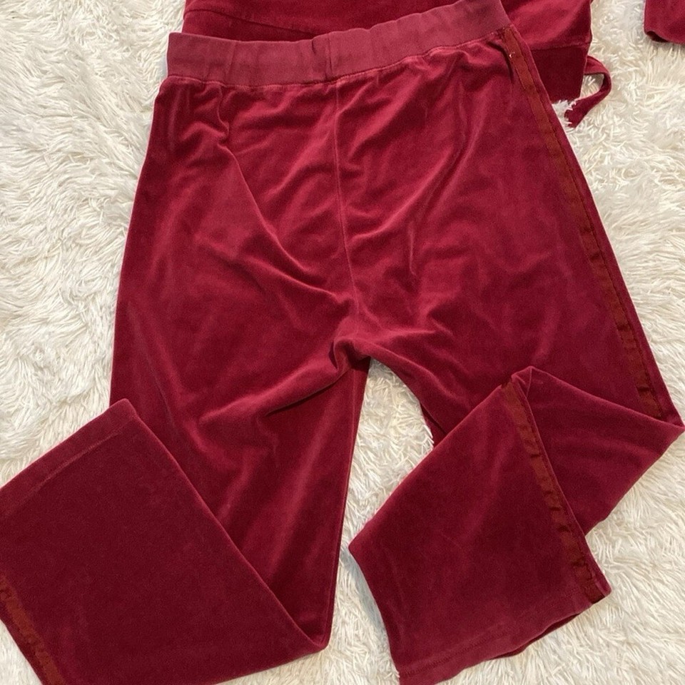 Baby Phat vintage Y2K maroon velour set | eBay