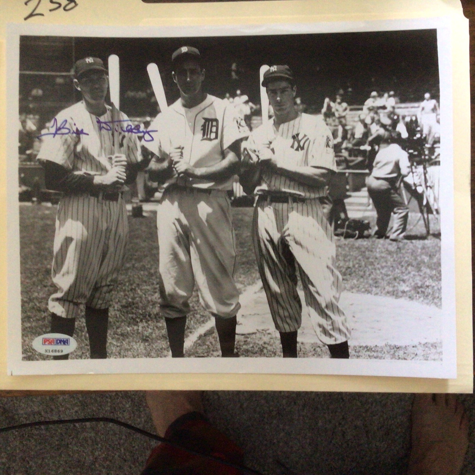 Bill Dickey New York Yankees Auto Photograph PSA DNA Certificate of ...