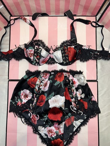 Atelier For Victoria's Secret SILK Bra & Panty Beautiful 32B Small $300 ...