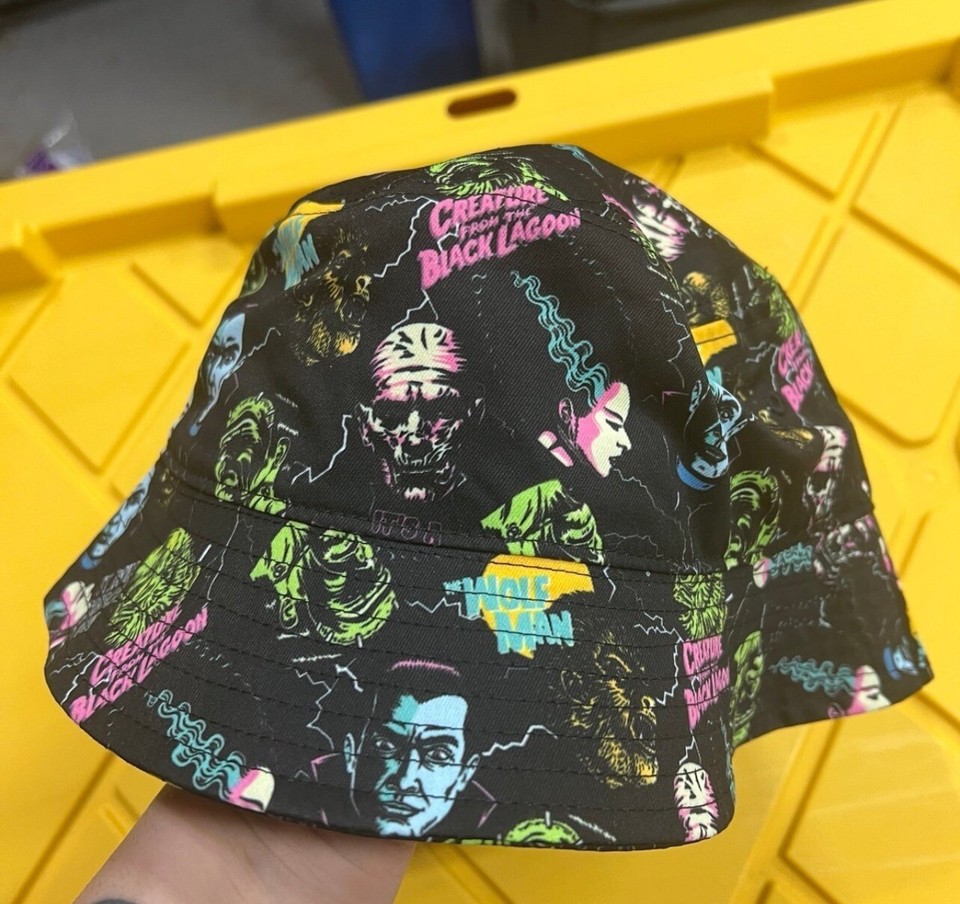 Universal Monsters Neon Characters Bucket Hat | eBay