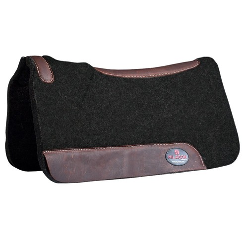 HILASON Western Wool Felt Horse Saddle Pad MADE IN USA With Distressed ...