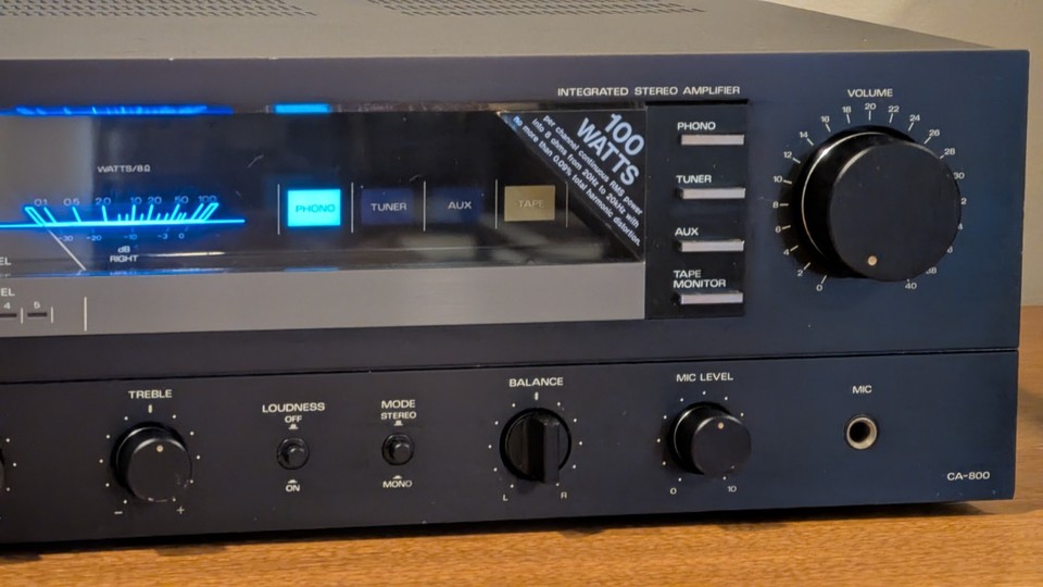 Fisher CA-800 Integrated Amp – Fully Recapped, Serviced, Excellent ...