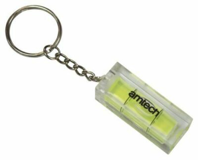 Amtech Mini Spirit Level Keyring Keychain Tool DIY Gadget Novelty Gift ...