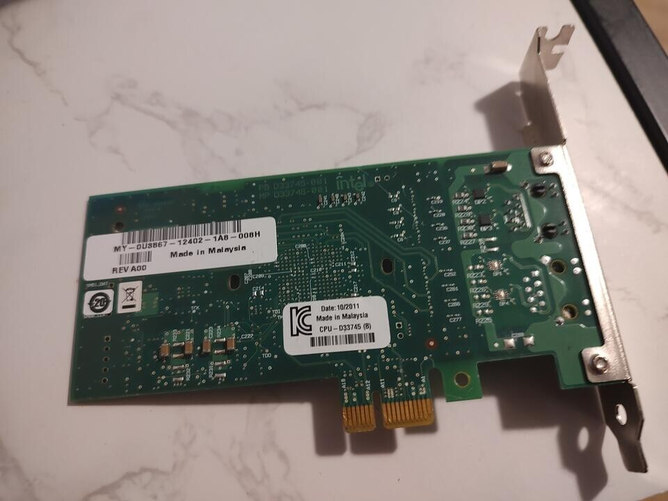 Intel Pro 1000 HP PCI Express Network Adapter CPU-D50442 B 398754-001 ...