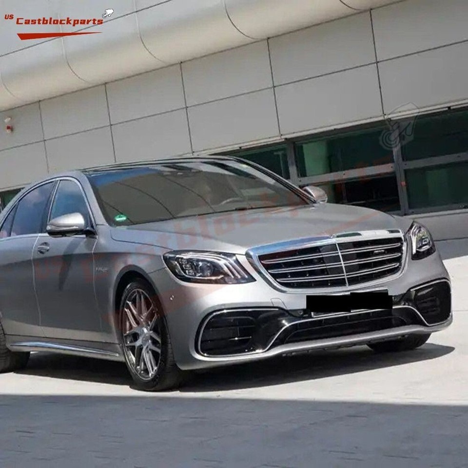 For 2014-2017 Mercedes Benz S Class W222 Facelift 18+ S63 AMG Front ...