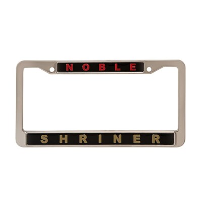 Noble Shriner License Plate Frame Holder NEW and Sealed | eBay