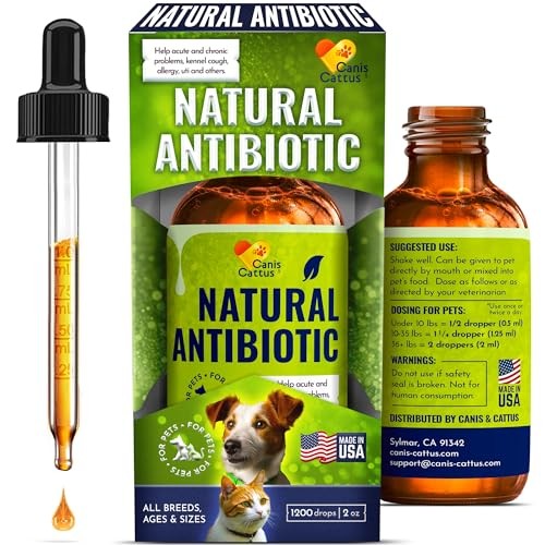 Canis&Cattus Natural Antibiotic for Dogs & Cats - Supports Immunity ...