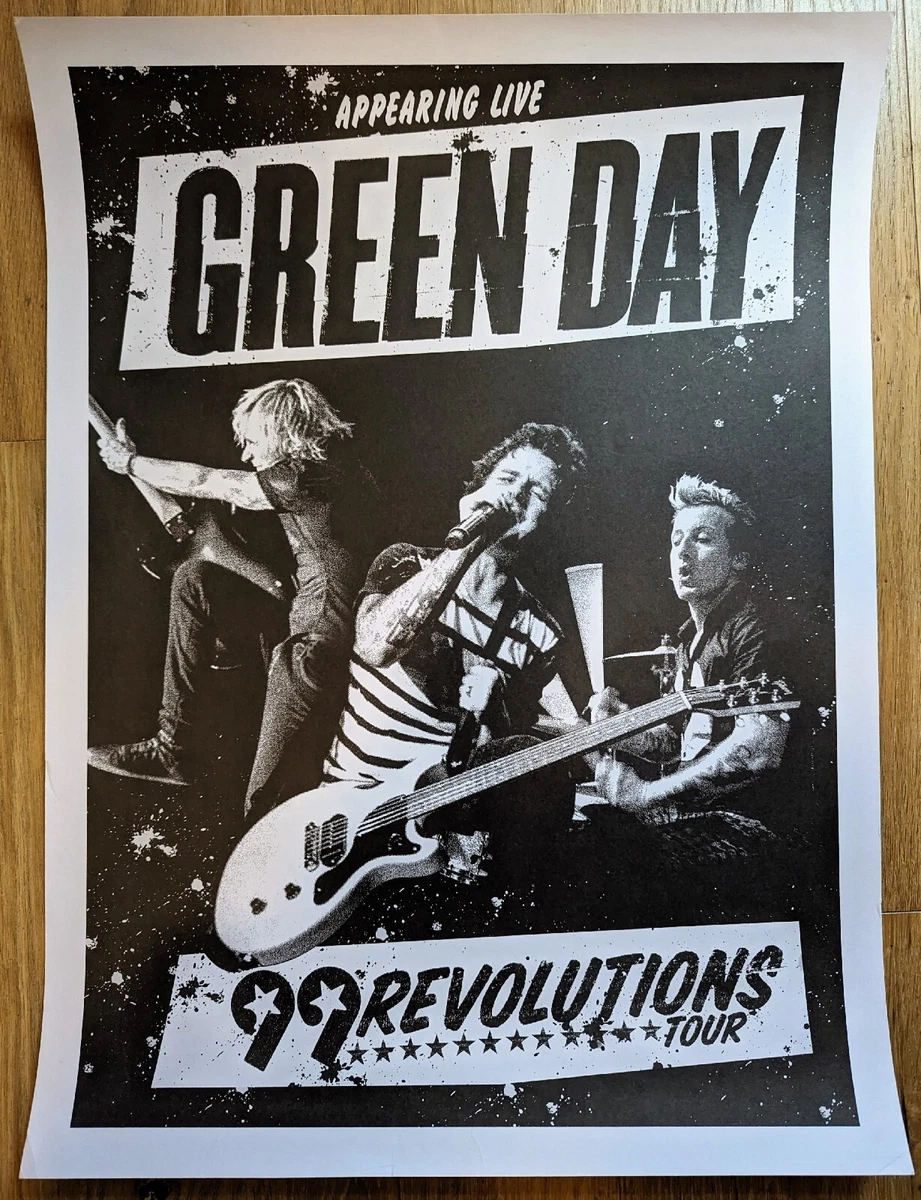 Green Day 99 Revolutions Tour Poster