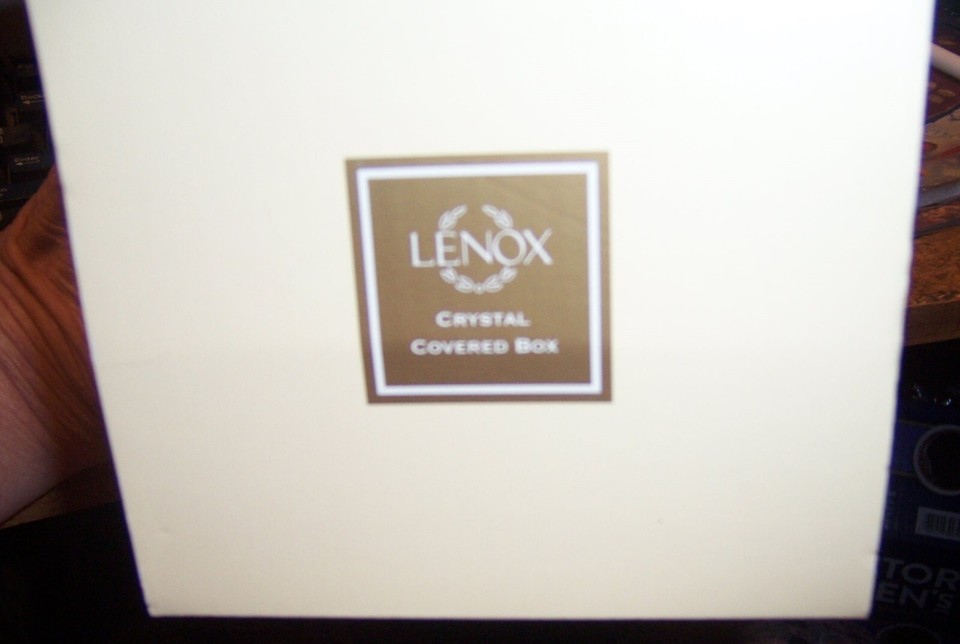 NEW IN BOX LENOX 7-Inch Crystal Covered Box | eBay