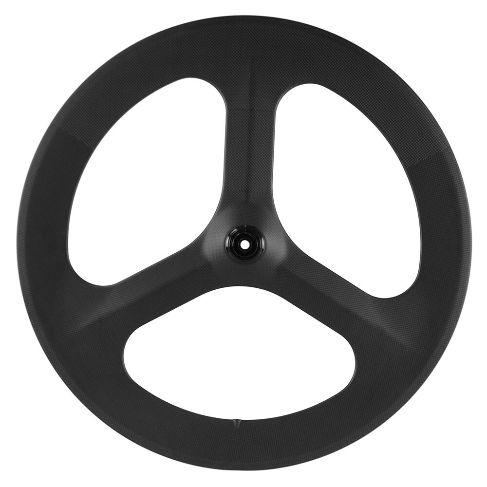 700C Disc Brake Tri Spoke Bicycle Wheelset 3spoke Road Bike Carbon ...