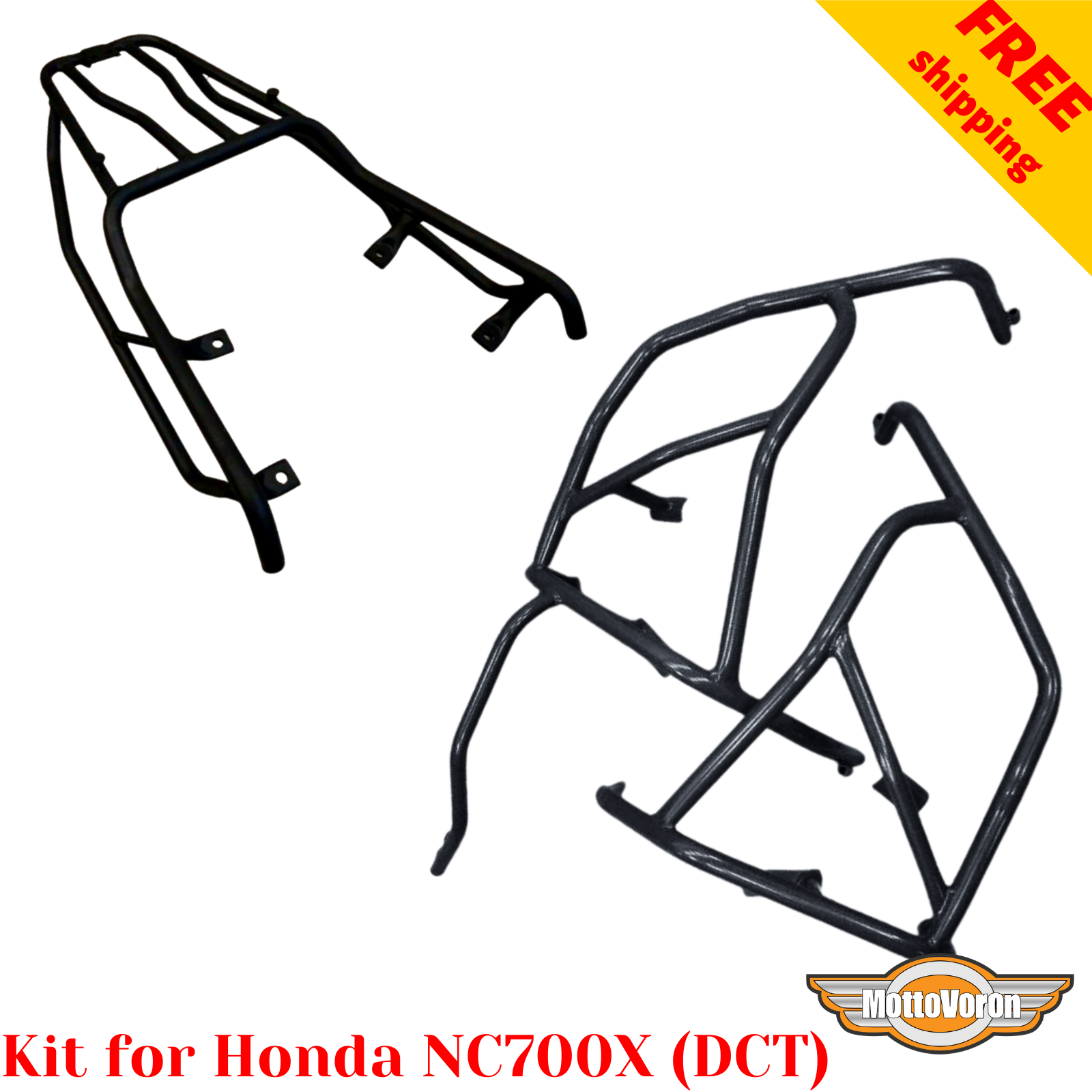For Honda NC700X Engine guard NC700X DCT Rear rack for Monokey Crash ...