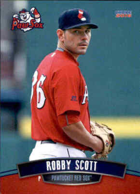 2016 Pawtucket Red Sox Choice #26 Robby Scott Miami Florida FL Baseball ...
