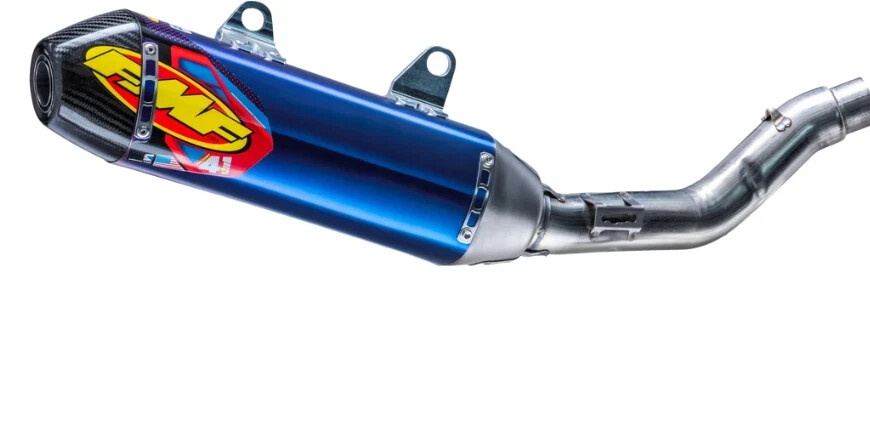 FMF Factory 4.1 Full System Exhaust Pipe 25+ Kawasaki KX250F KX250 ...