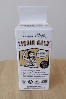 Legendary Milk, LIQUID GOLD, 10-Day Supply - 60 Vegetarian Capsules ...