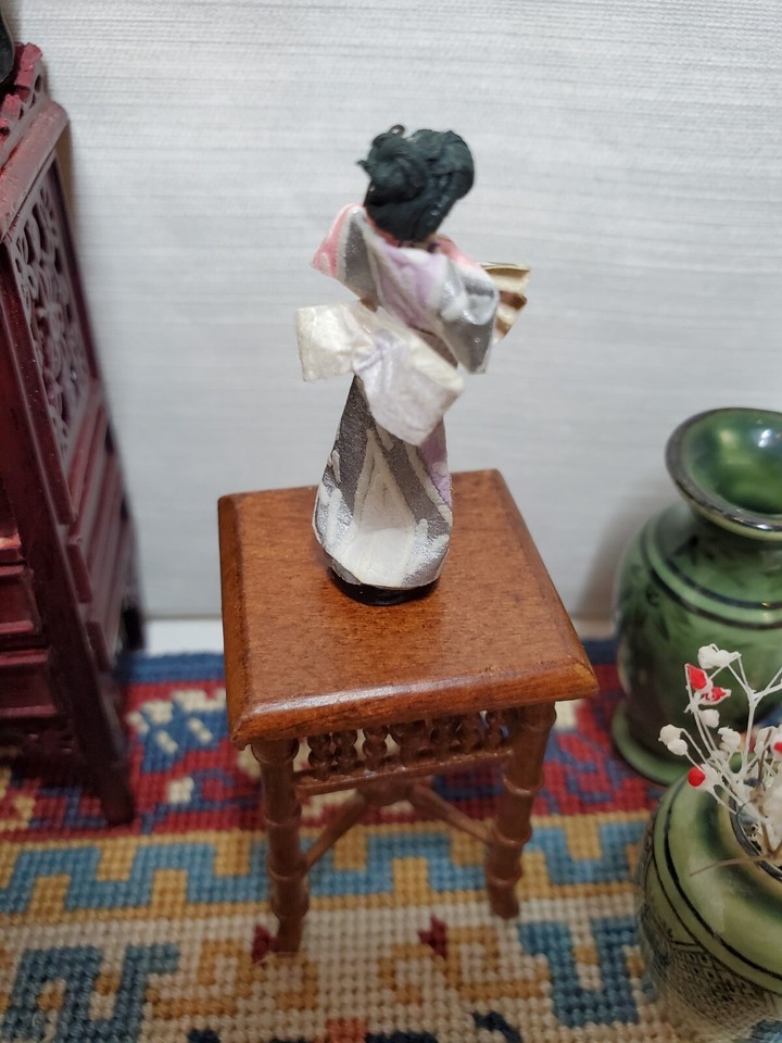 Miniature Dollhouse Japanese Geisha Art Doll By Alice Zinn | eBay
