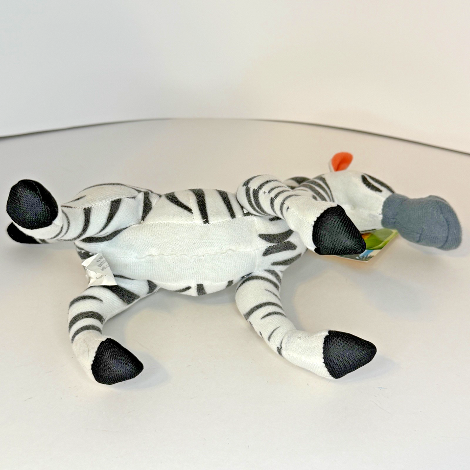 2004 Nanco Dreamworks Madagascar Marty Zebra plush 9" tall -With Tags ...
