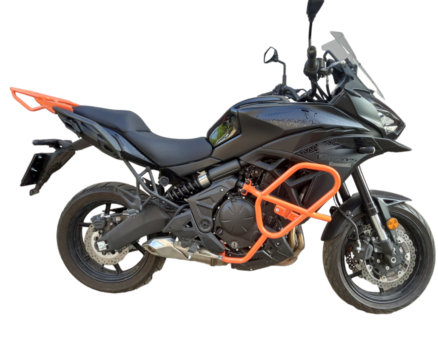 Kawasaki Versys 650 crash bars orange (2015-2023) KLE650 | eBay