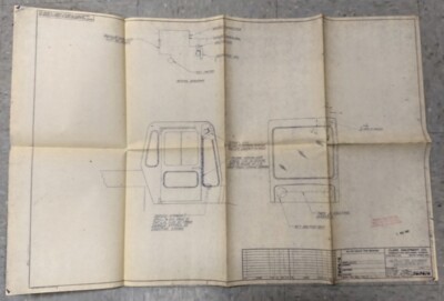 Vintage 1967 CLARK EQUIPMENT DEFROSTER KIT INSTALLATION BLUEPRINT ...