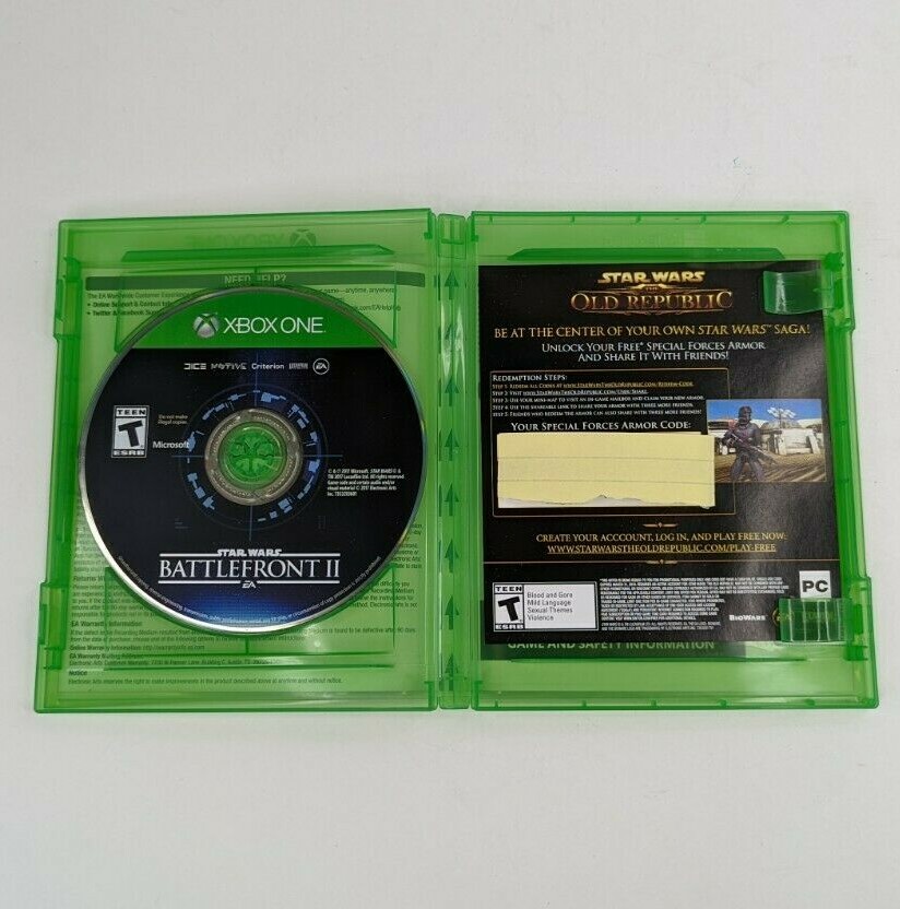 Star Wars: Battlefront II (Microsoft Xbox One, 2017) Disc and Case ...