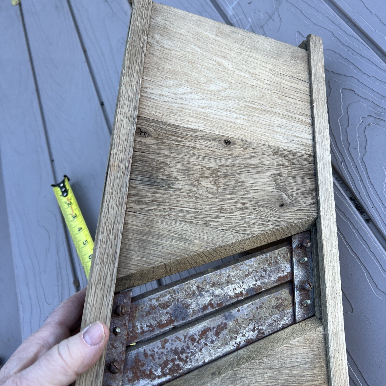 Vintage Kraut Cutter Cole Slaw Maker 25 Inches Long 8.5 Wide With Slide ...