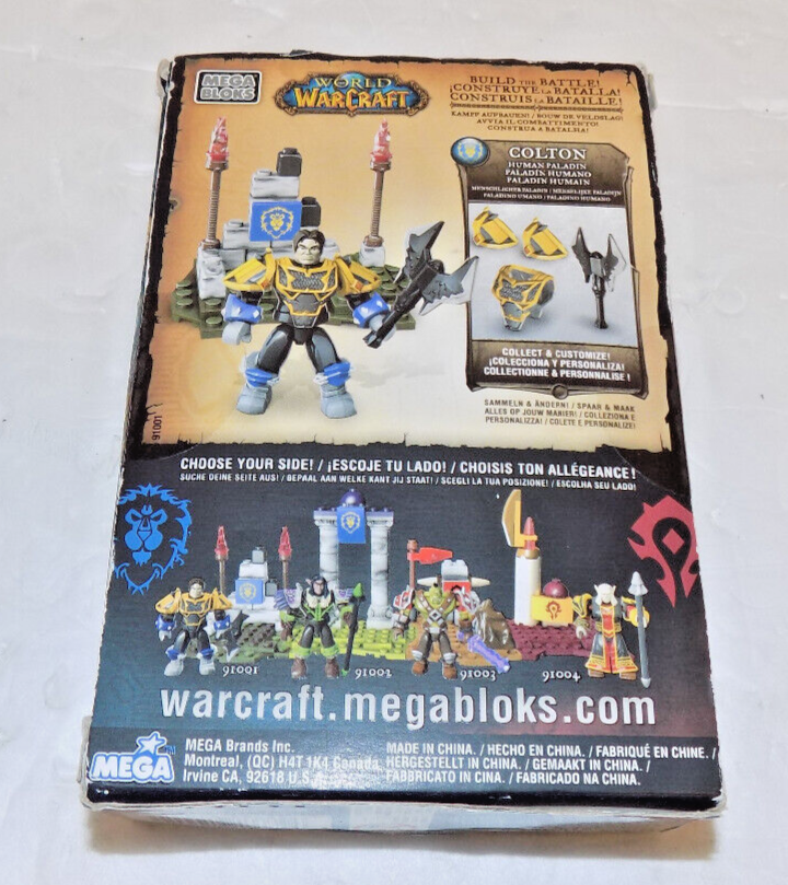 Mega Bloks 91001 Colton Paladin Set WOW World of Warcraft Mega Blocks ...