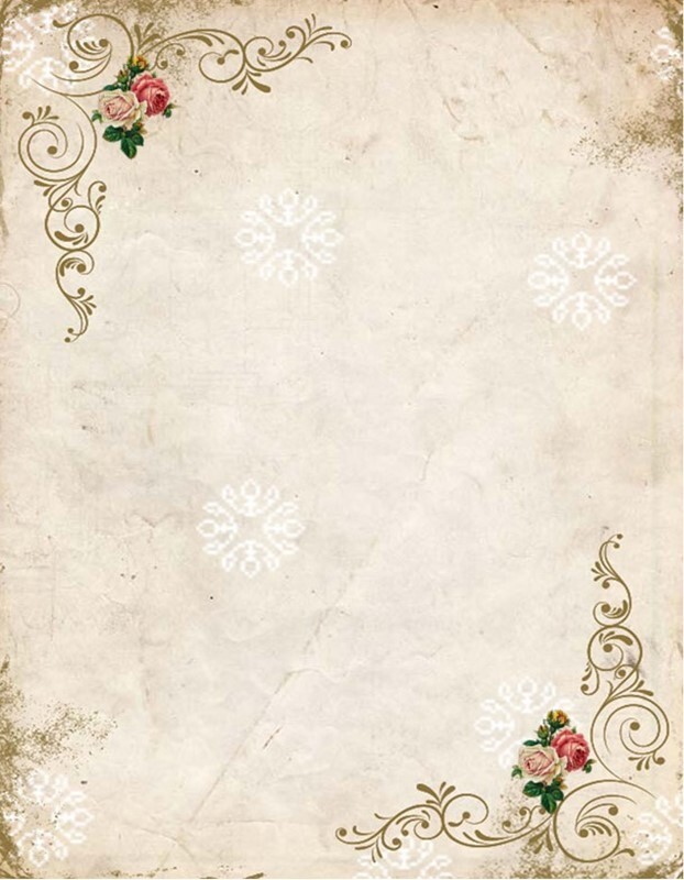 Victorian Vintage Women Fashion 8 glossy blank note cards with ...