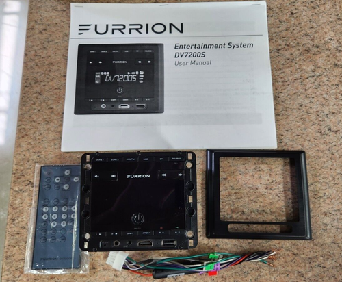 Furrion DV7200S 2 Zone Entertainment System with Remote RV Boat Side by ...