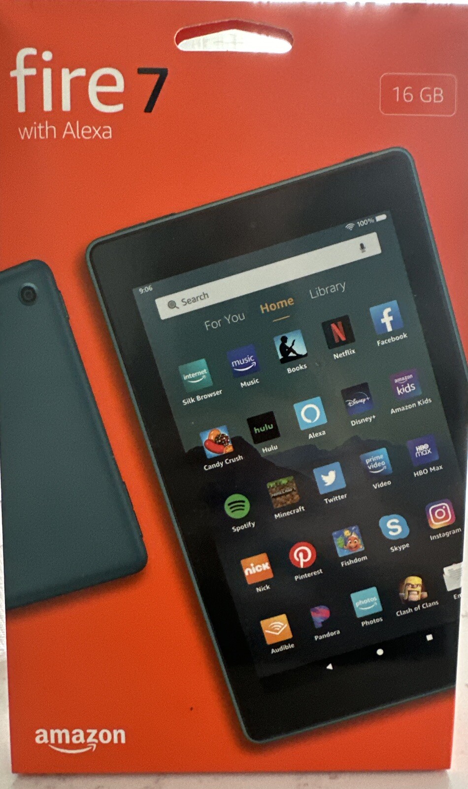 Amazon Fire 7 (9th Generation) 16GB, Wi-Fi, 7in - Twilight Blue ...