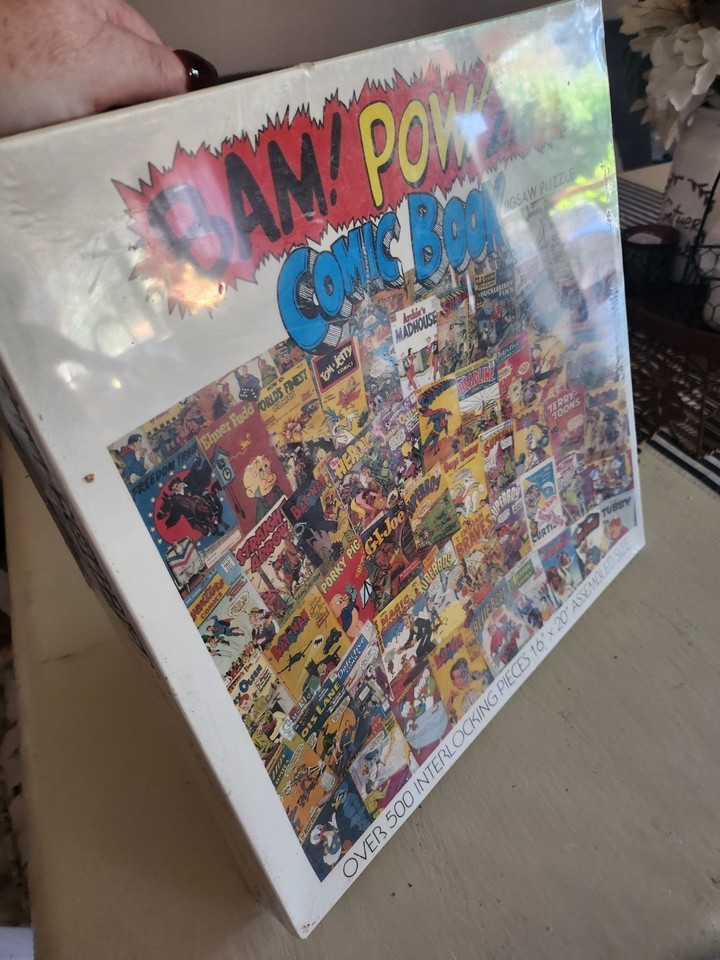 Bam Pow Zap Comic Book jigsaw puzzle over 500pc NEW in shrinkwrap! | eBay