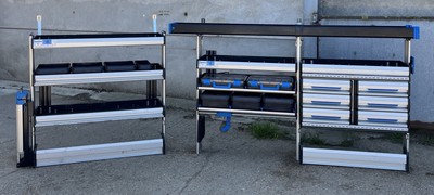 VAN RACKING SHELVING DRAWERS DRAWS VICE LIN BIN CASE SORTIMO SR5 BOTT ...