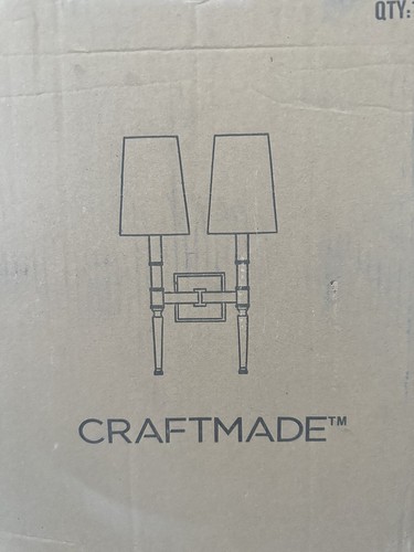 Craftmade 44662-PLN Ella 13" 2-Light Wall Sconce in Polished Nickel | eBay