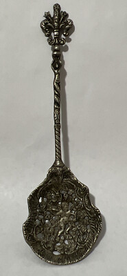 ITALIAN ANGELS CHERUBS CUPID SERVING SPOON ITALY 9” VINTAGE | eBay