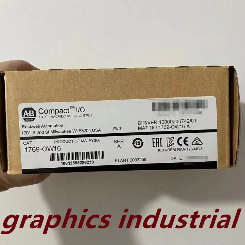 New AB 1769-OW16 SER A Allen Bradley CompactLogix Relay Output Module ...