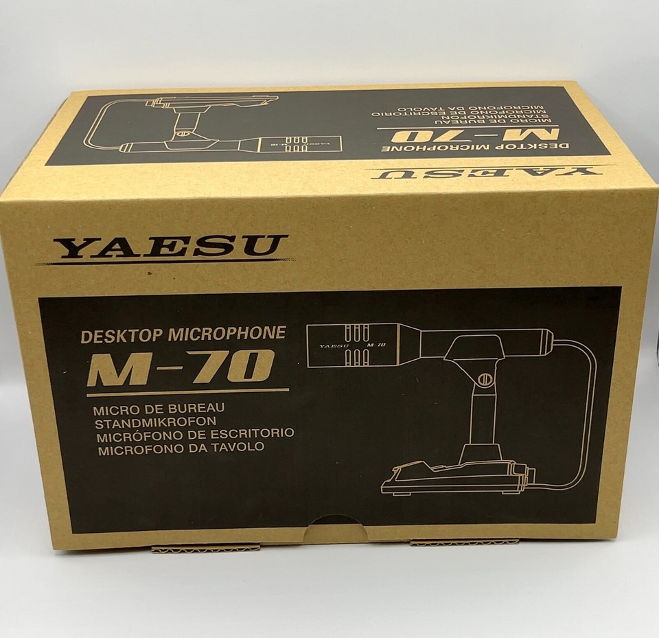 Yaesu M-70 Desktop Microphone MD-100A8X Successor condenser microphone ...