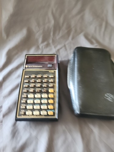 Texas Instruments TI Programmable 57 Calculator With Leather Case, Not ...