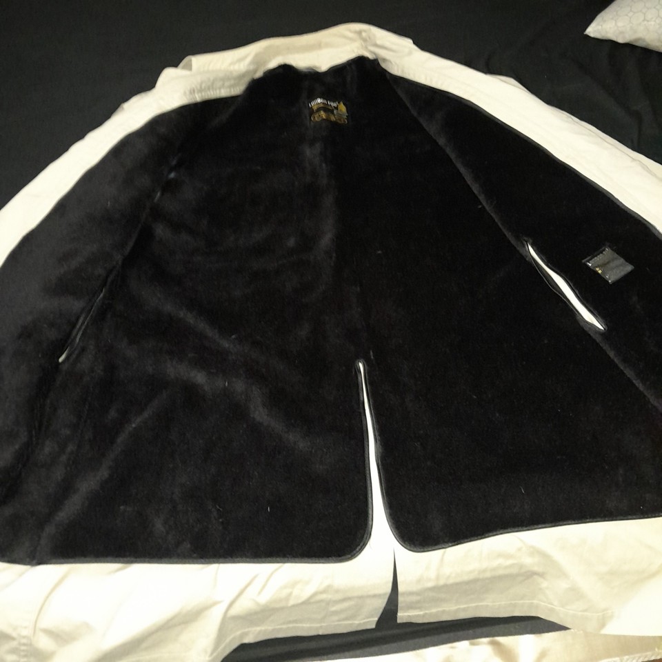 London Fog Trench Coat Mens 42 Reg with Faux Fur Lining | eBay