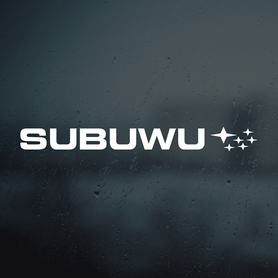 Subuwu - subie custom sticker decal - JDM Vinyl Decal Sticker | eBay