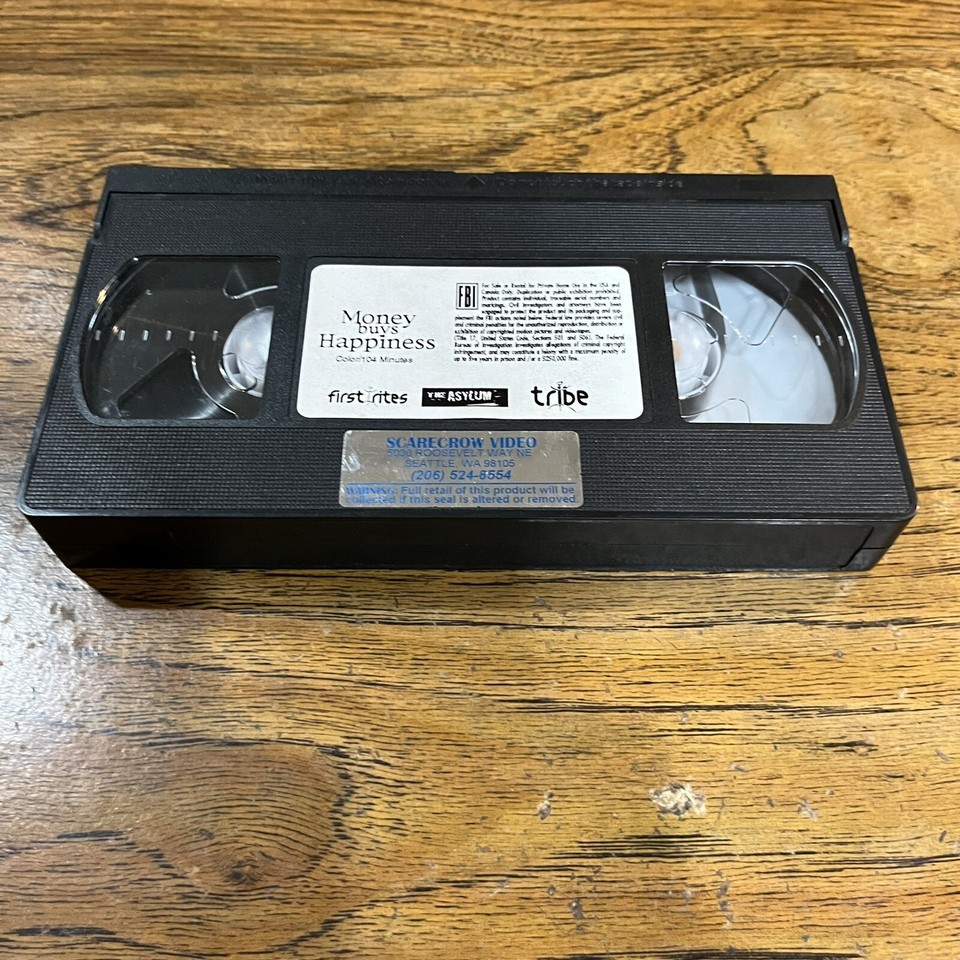 Money Buys Happiness VHS Jim Weatherford Megan Murphy First Rites The ...