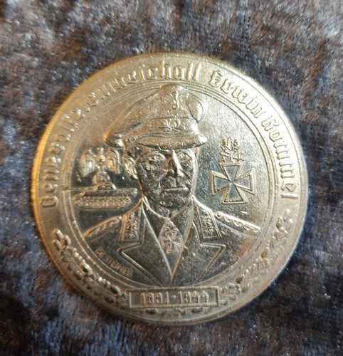 2.Weltkrieg/Generalfeldmarschall Erwin Rommel (Medaille/Münze ...