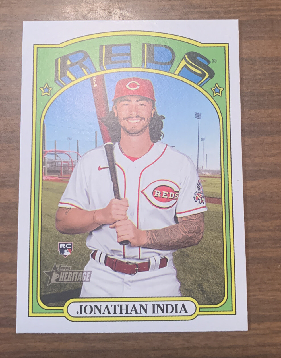 Jonathan India Rookie RC 2021 Topps Heritage High Number Baseball MLB ...