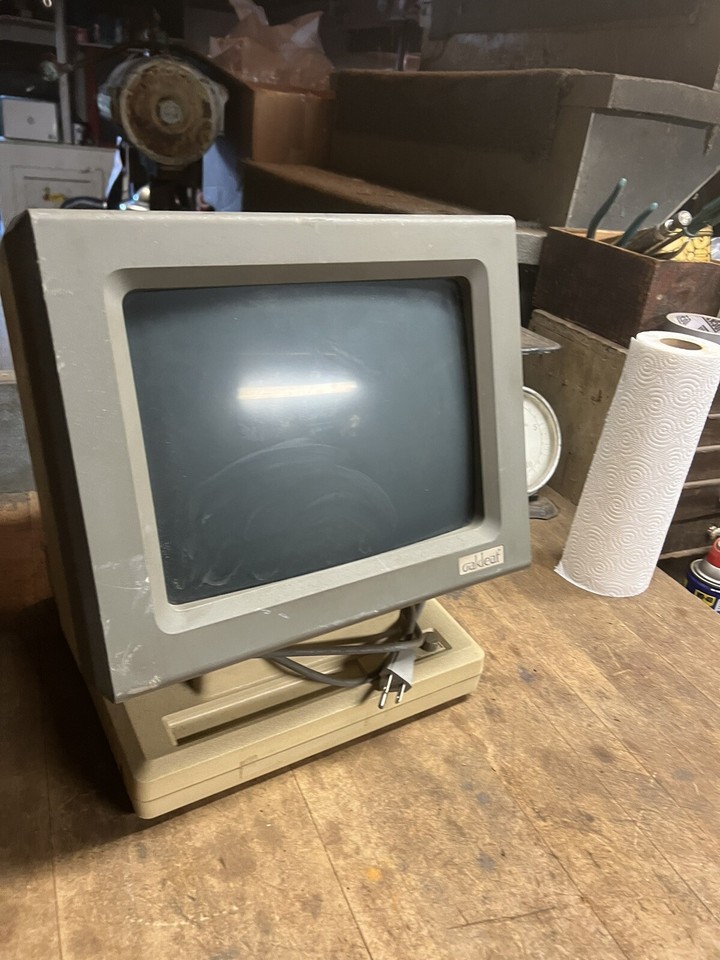 Vintage Old Rare Original Retro 1980s Oakleaf VDT-2 Computer Monitor ...
